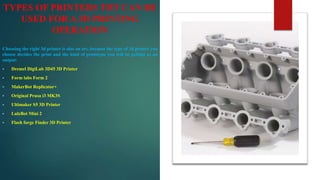 Industry oriented mini project on 3d printing technology | PPTX | 3-D ...