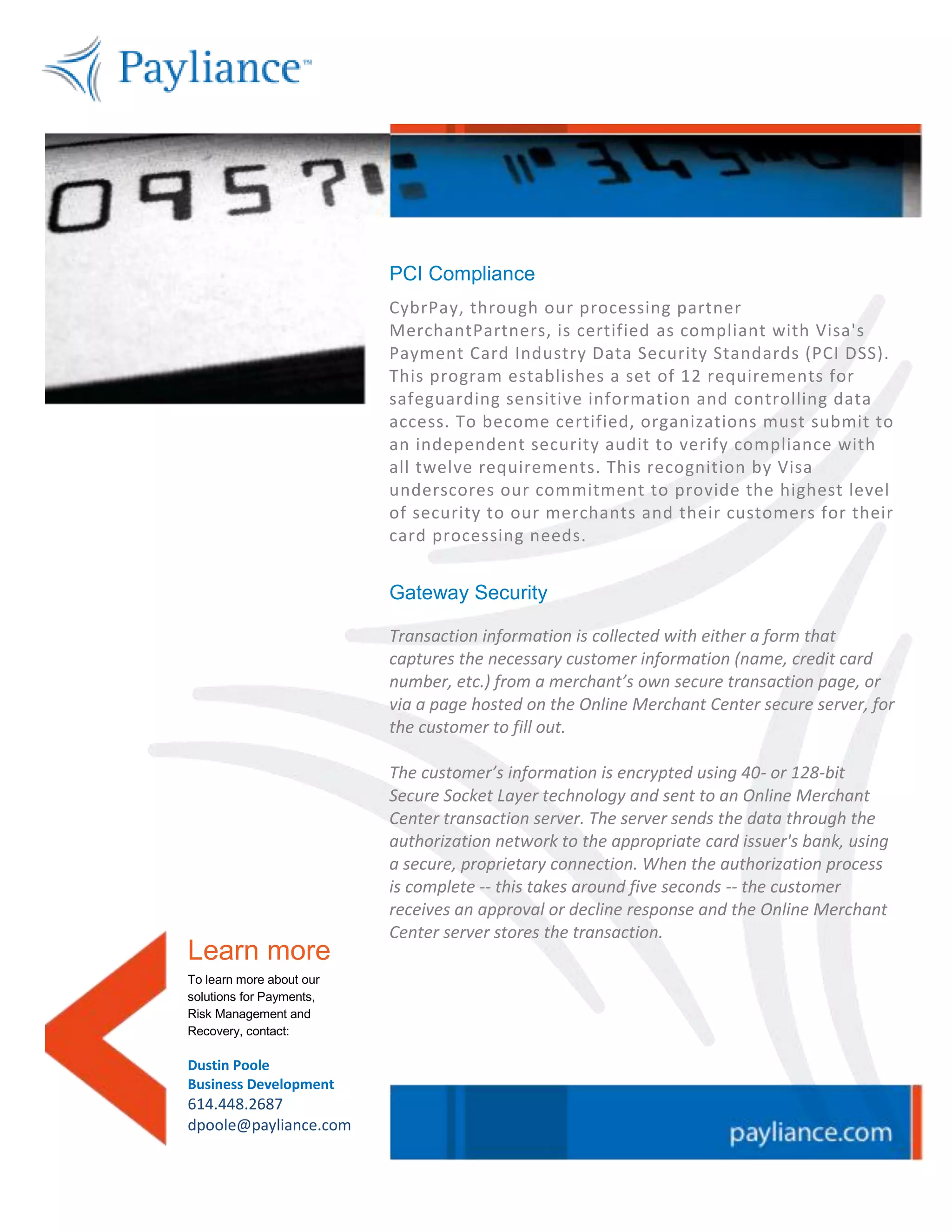 Payliance Industry partner program | PDF | Credit Cards | Personal Debt