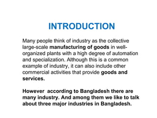 Basic Industries Examples