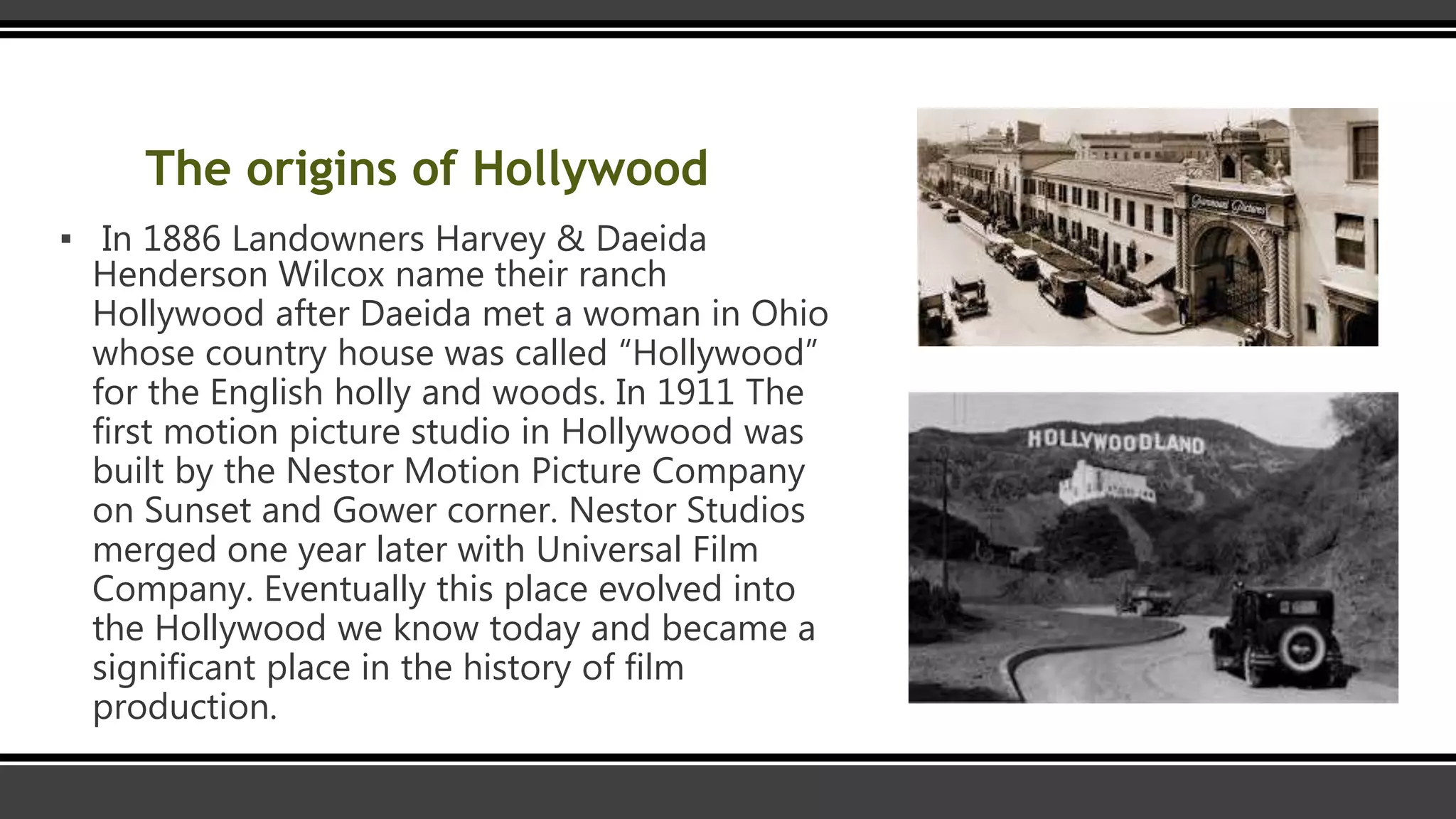 hollywood research | PPT