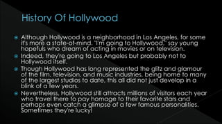 Industry Research - Hollywood | PPTX