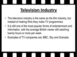 Industry sector | PPTX | Media Industry | Industries