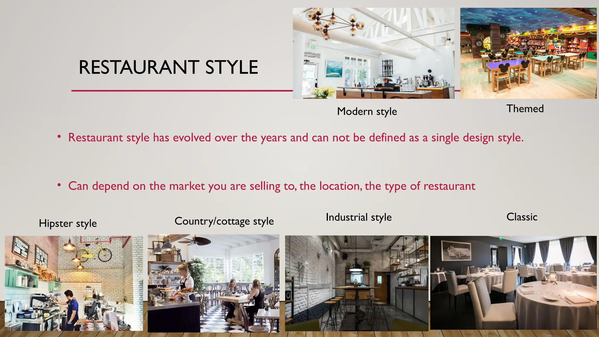 Industry Sectors- Types of Restaurants.pptx | Bars & Restaurants | Attractions