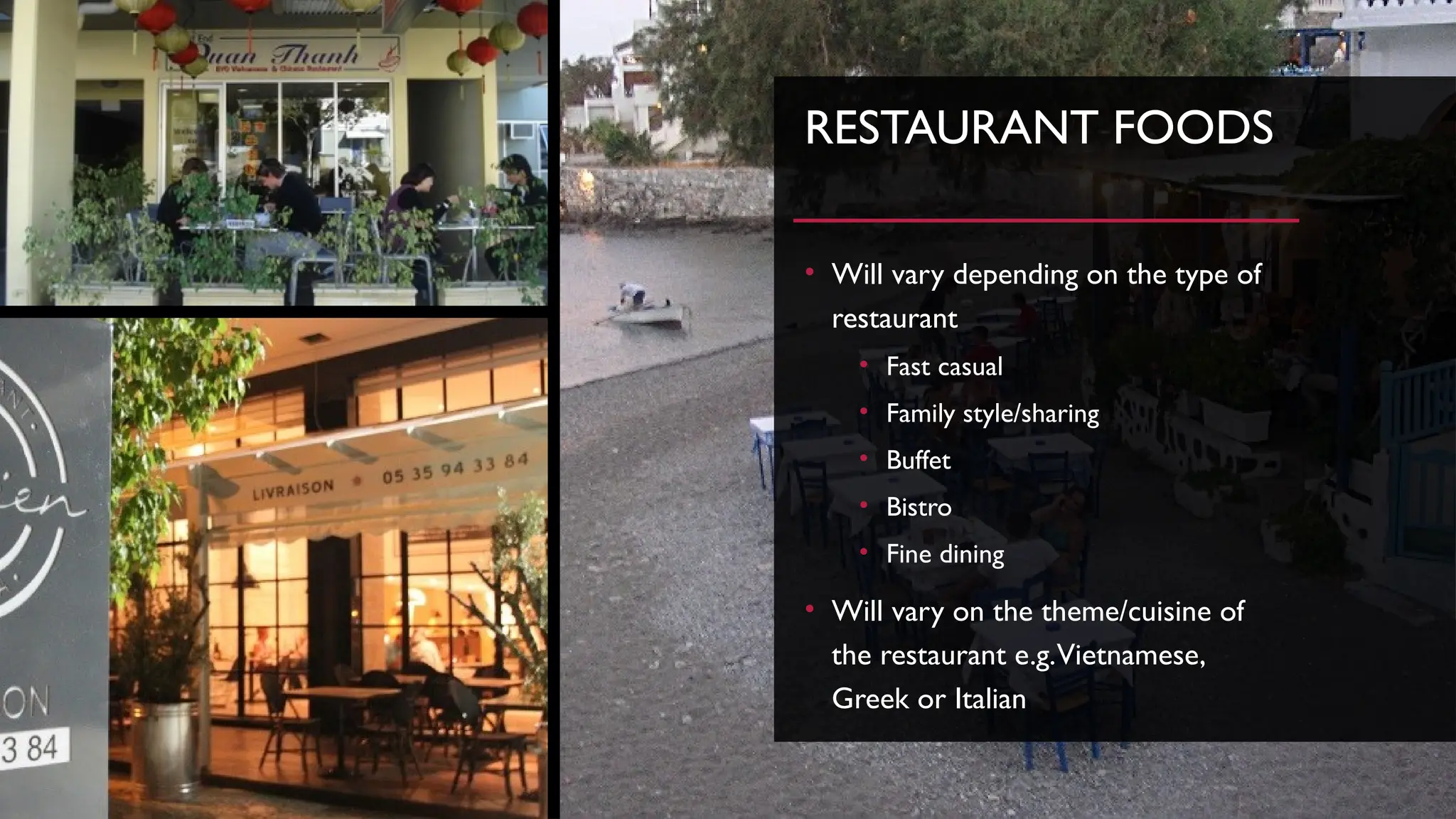 Industry Sectors- Types of Restaurants.pptx | Bars & Restaurants ...