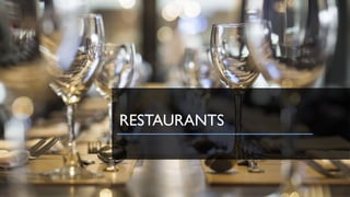 Industry Sectors- Types of Restaurants.pptx | Bars & Restaurants ...