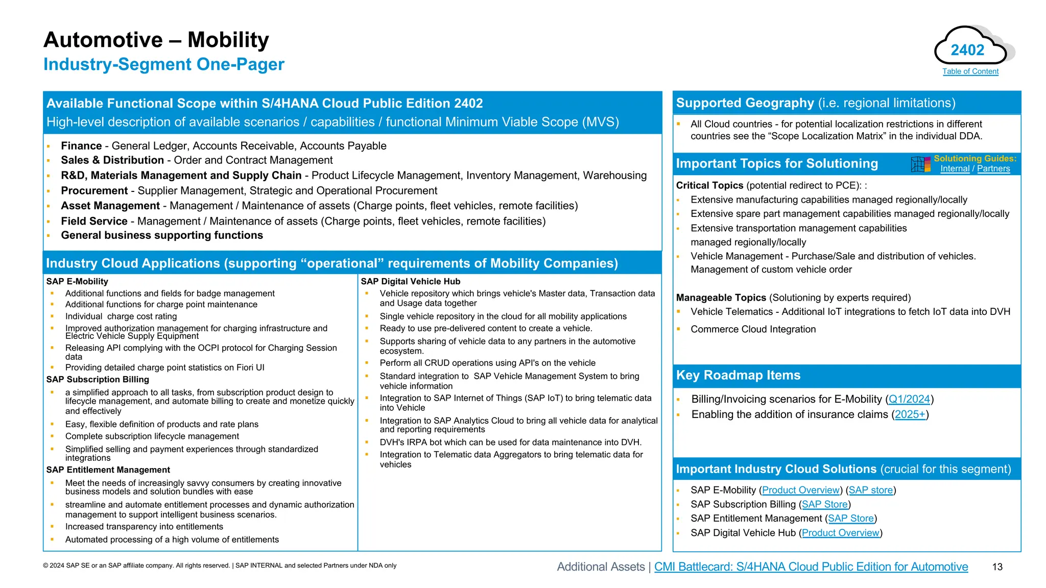 Industry_Segment_One-Pagers S/4 Hana Public Cloud | PDF