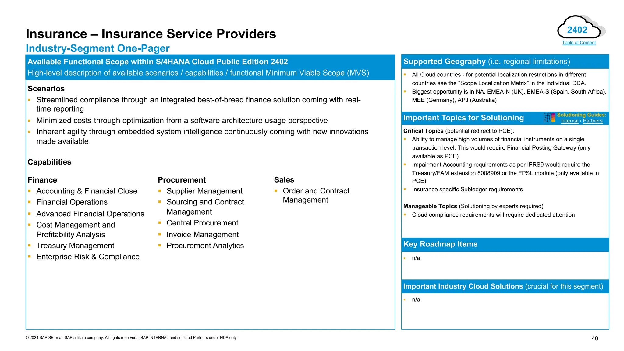 Industry_Segment_One-Pagers S/4 Hana Public Cloud | PDF