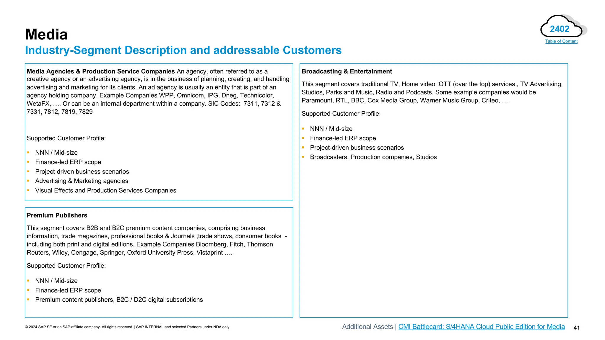 Industry_Segment_One-Pagers S/4 Hana Public Cloud | PDF
