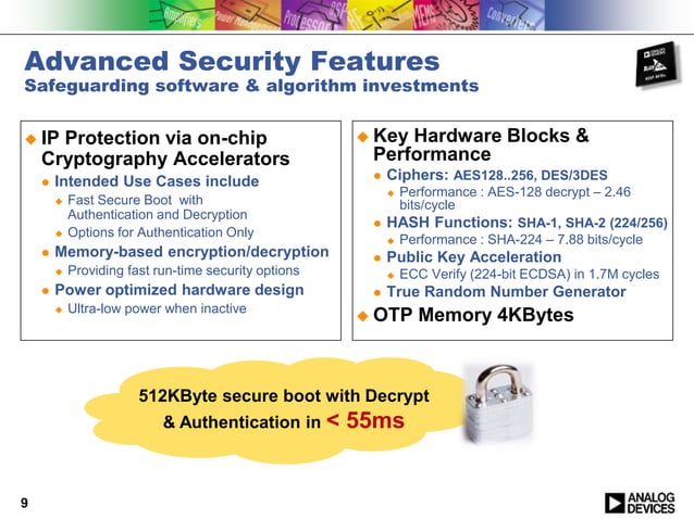 Industry’s performance leading ultra low-power dsp solution | PPT