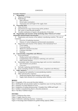 Industry structures and competition of cocoa industry | PDF