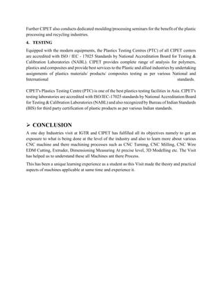 IGTR visit Report | PDF