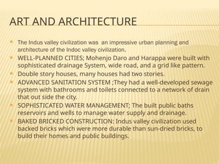 indus vallay civilization with a contrast | PPT