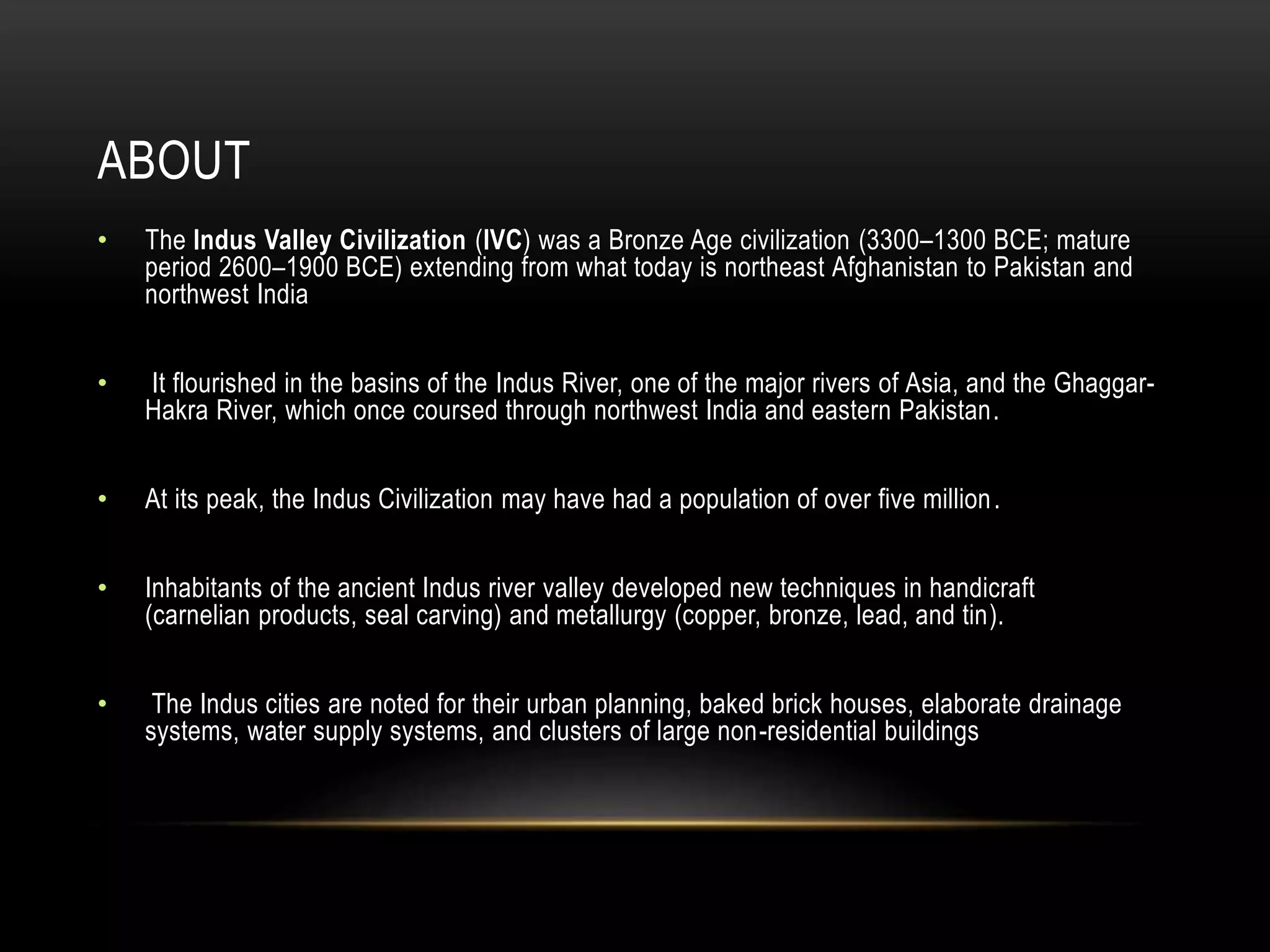 Indus valley | PPTX