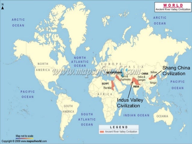 Ancient Indus River Valley Map