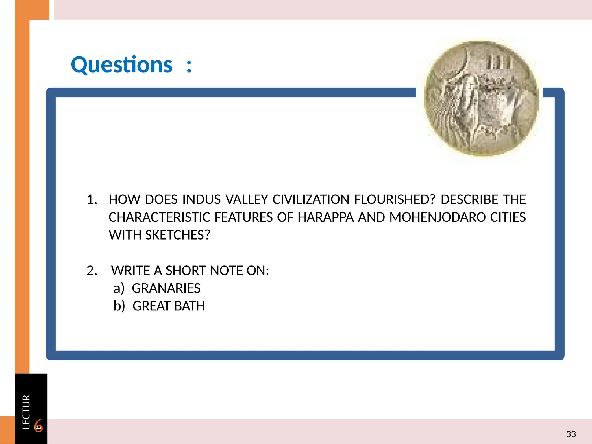 Indus valley civilization and its architecture | PPTX