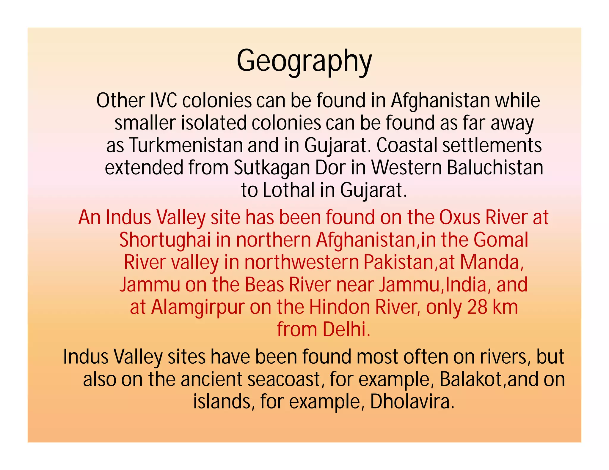Indus valley civilisation | PDF