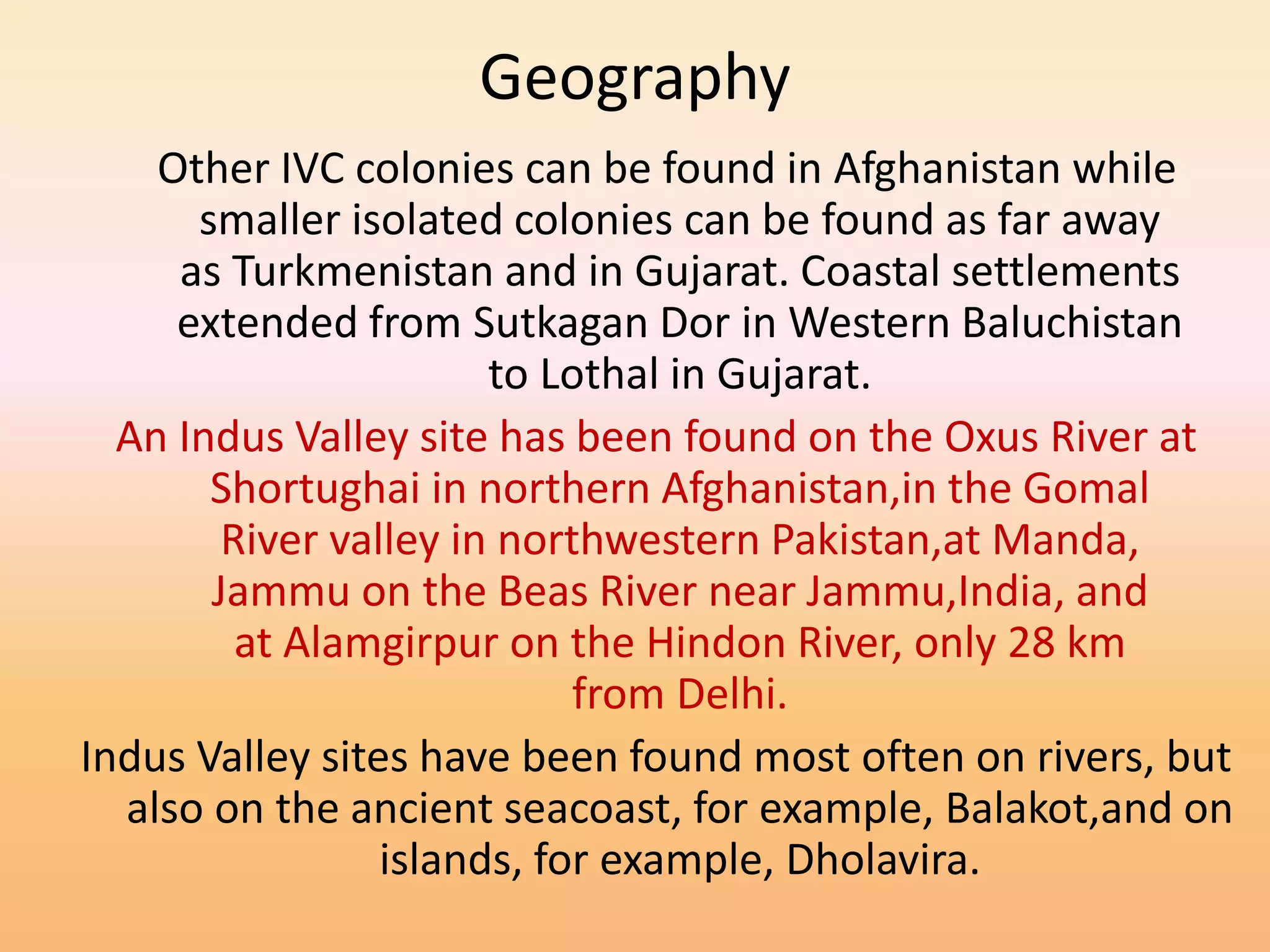 Indus valley civilisation | PPTX