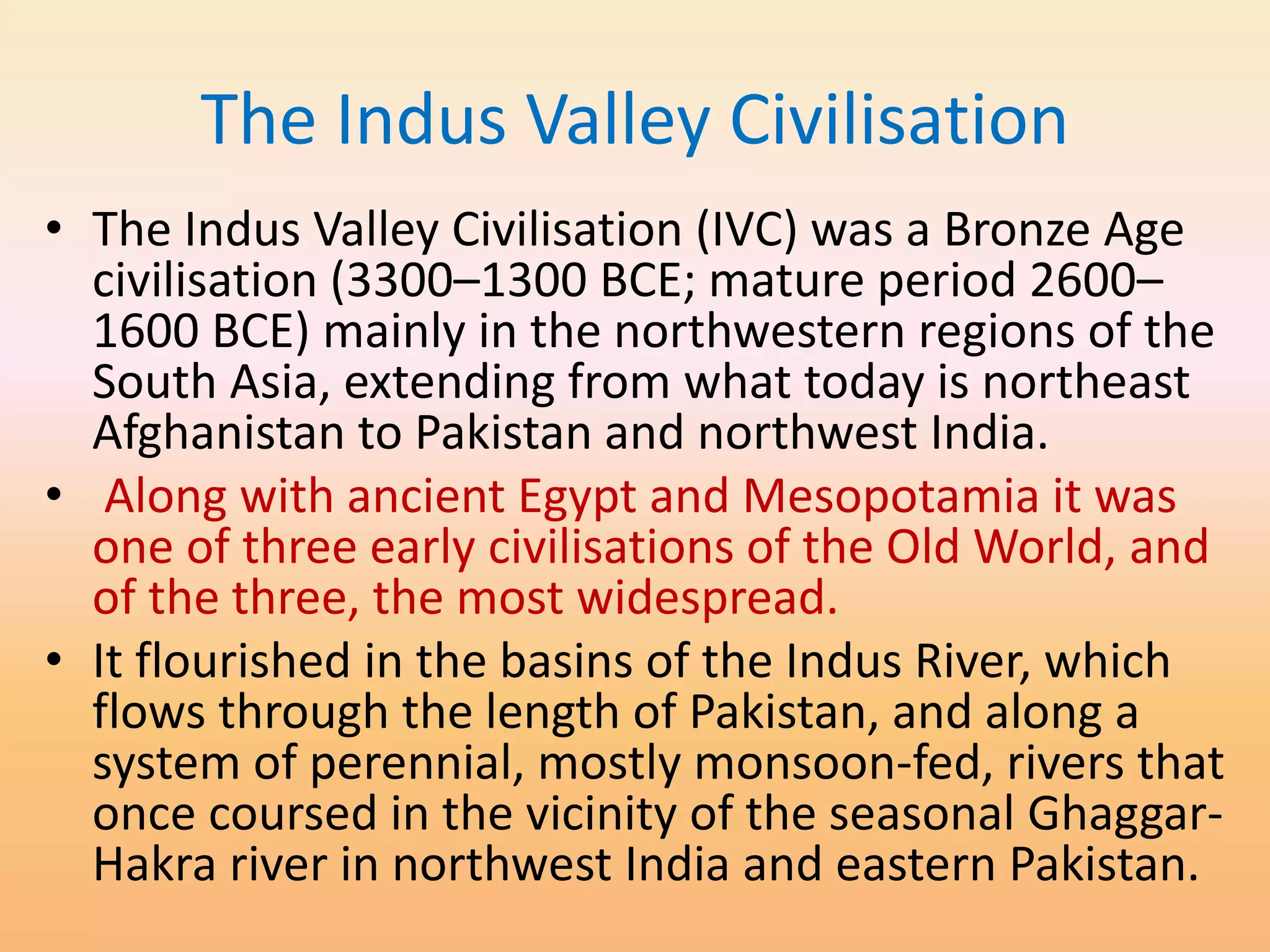 Indus valley civilisation | PPTX