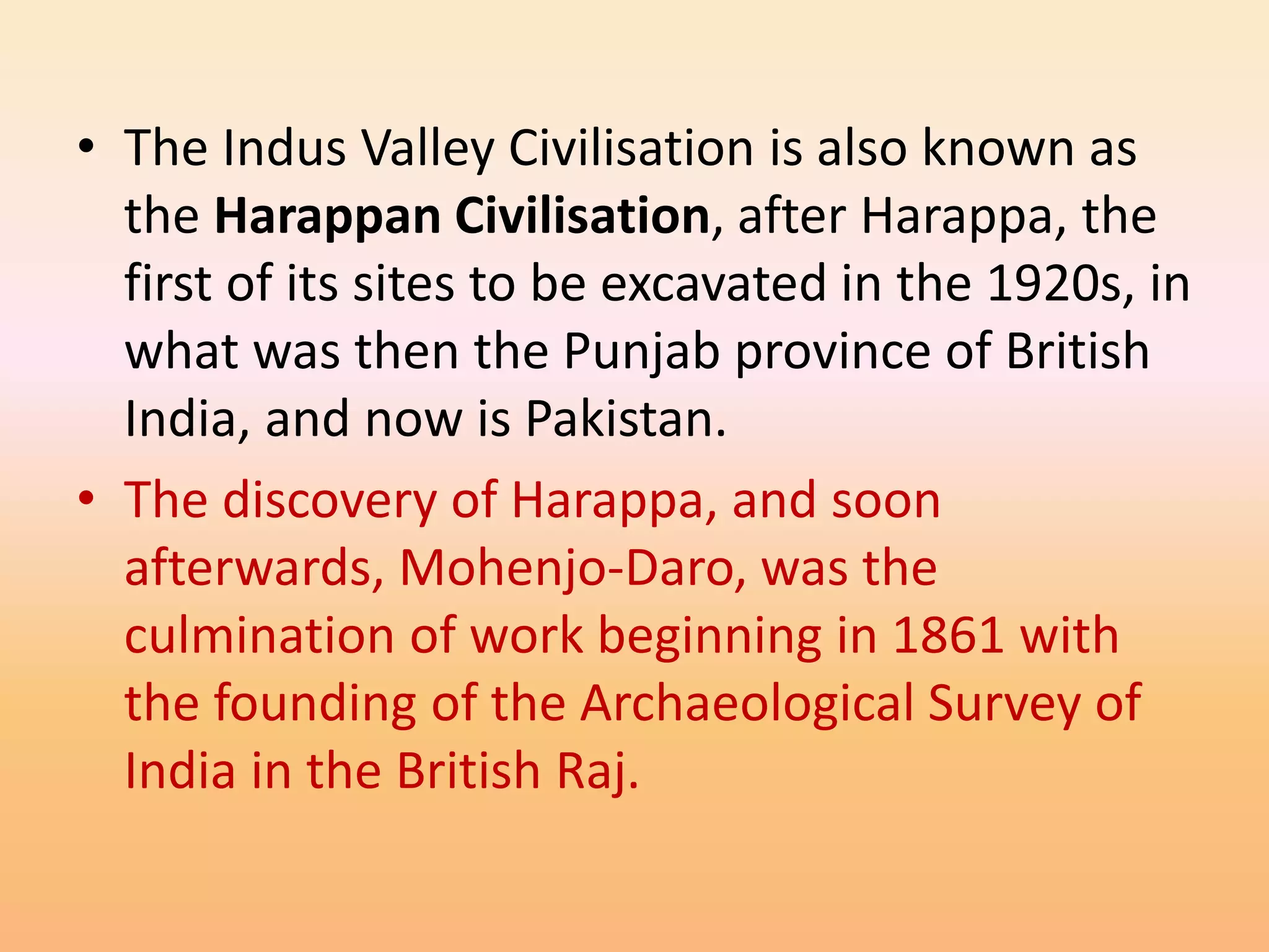 Indus valley civilisation | PPTX