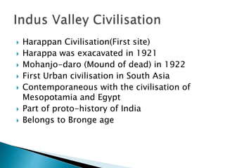 Indus valley civilisation | PPTX