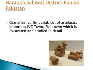 Indus valley civilisation sites | PPTX