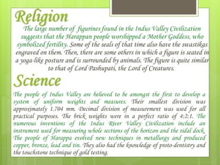 Indus valley civilization | PPTX