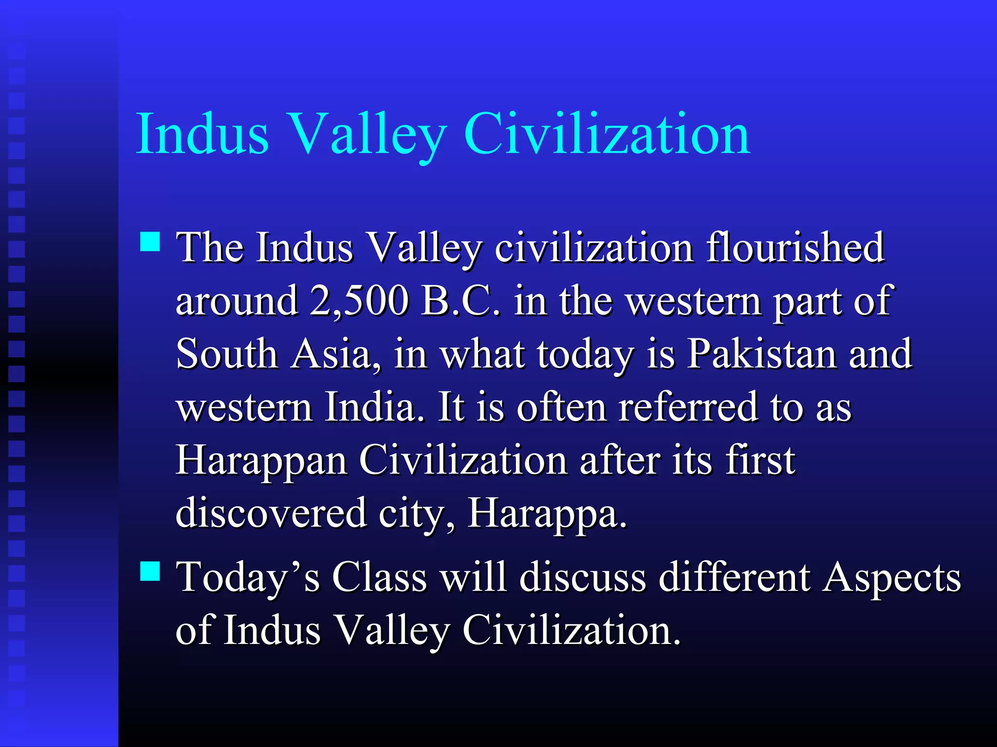 Indus valley civilization | PPT