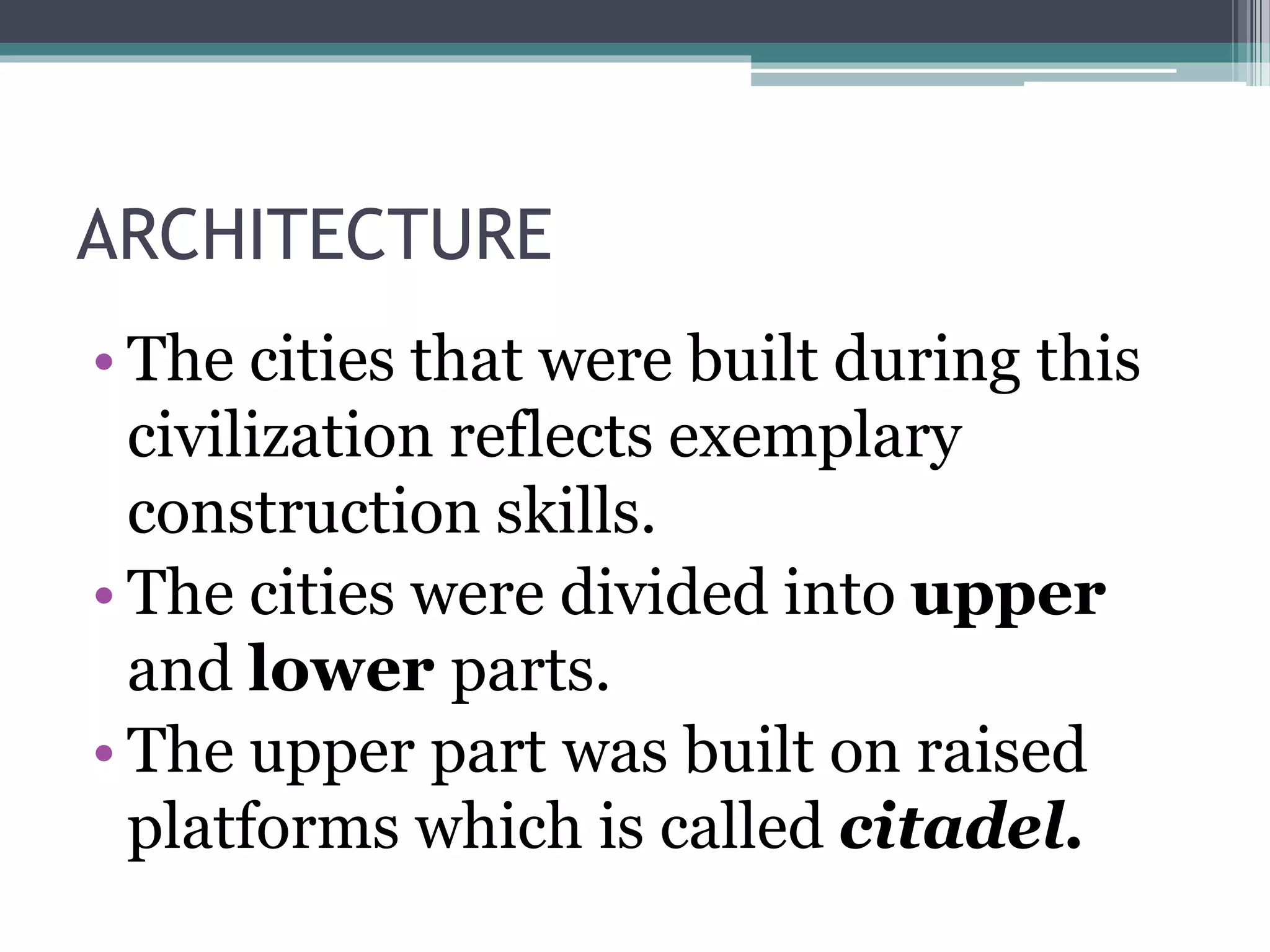 Indus valley civilization | PPTX