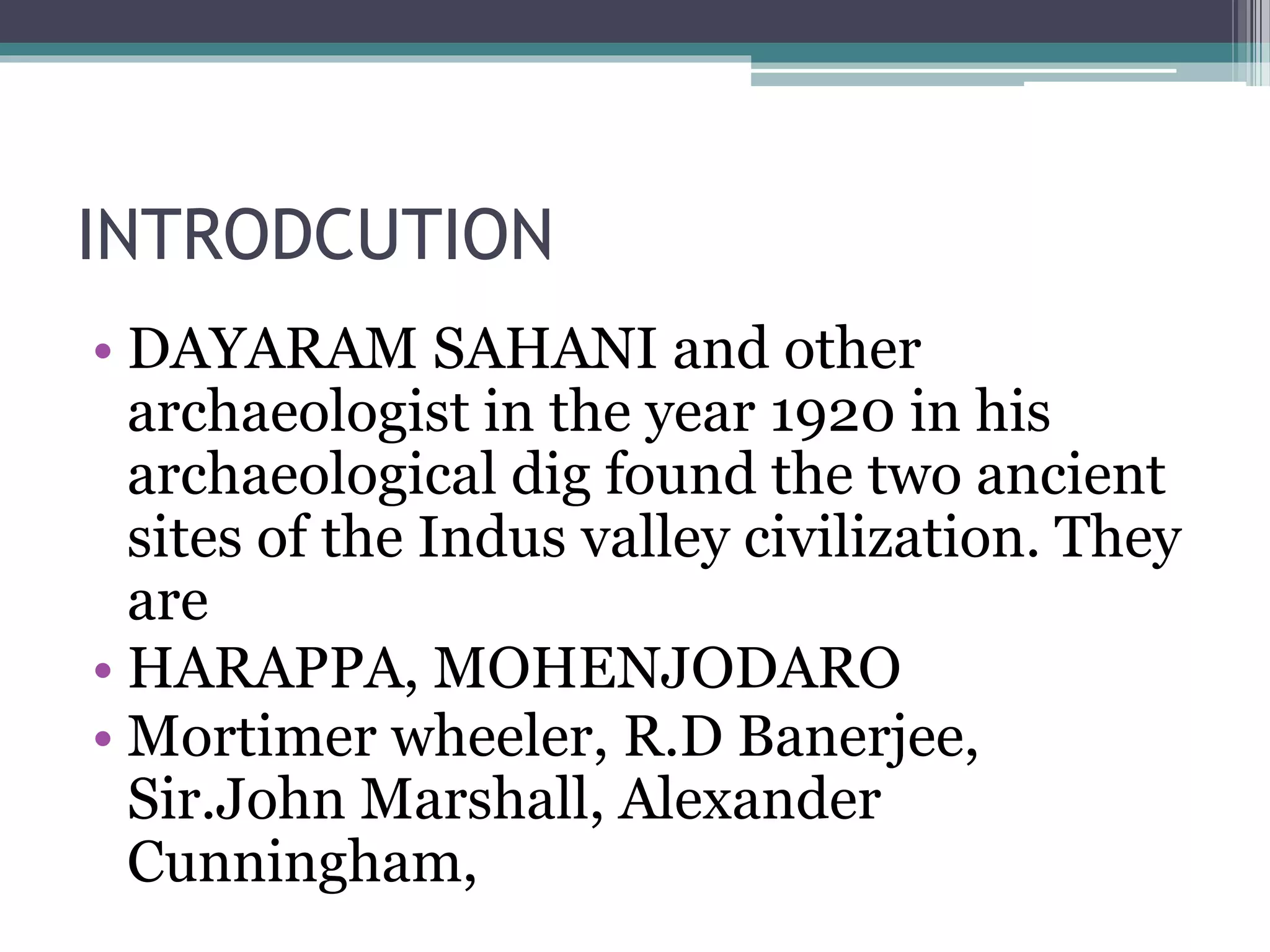 Indus valley civilization | PPTX