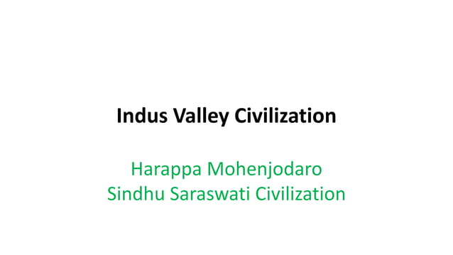 Indus Valley Civilization.ppt