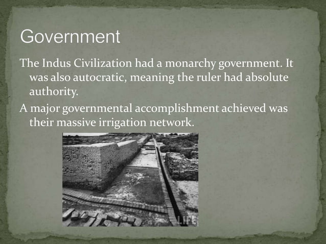Indus valley civilization unfinished | PPT