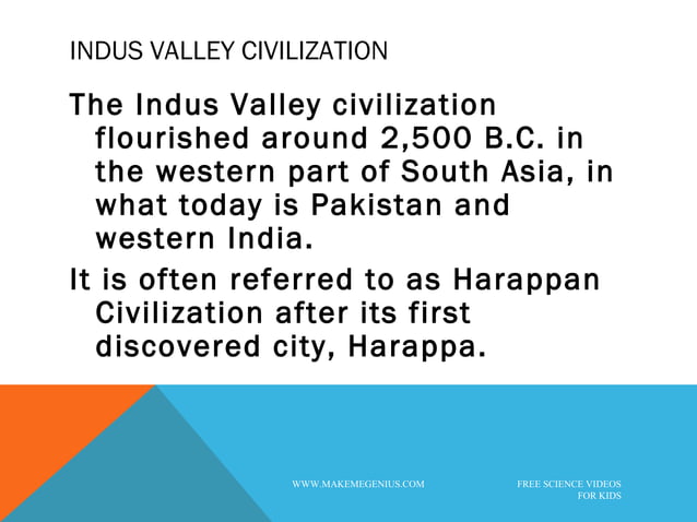 Indus valley civilization Harappa | PPT