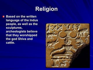 Indus River Civilization Religion