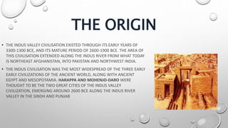 Indus Valley civilization presentation .pptx