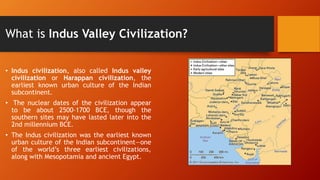 Indus valley civilization and vedic period | PPTX