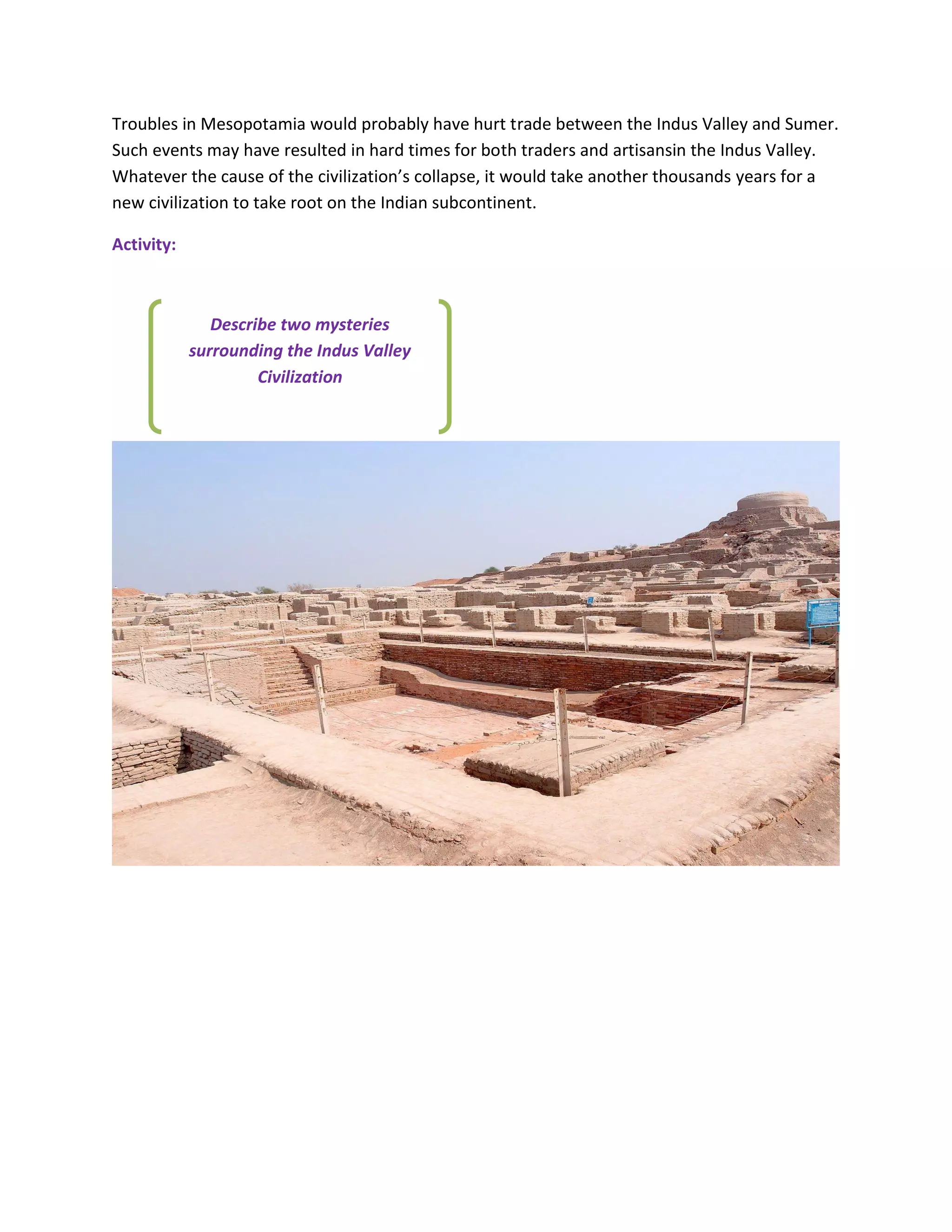 Indus valley mysteries | PDF