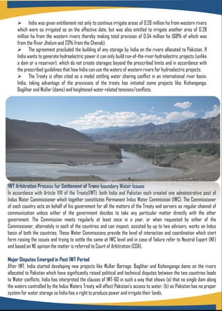 Tameer - Indus Water Treaty | PDF
