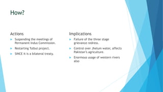 Indus water treaty 1960 | PPTX
