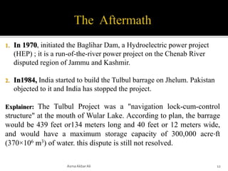 Indus water treaty and its Aftermath - The complete Story | PPTX