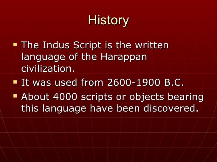 Indus Writing System Austin