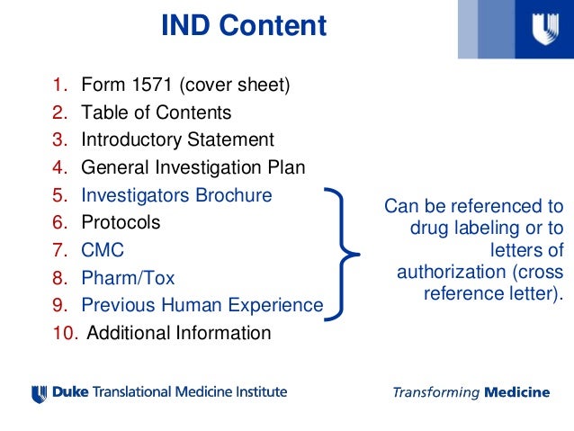 IND Application Process and Best Practices