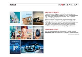 The Independent Magazine's media kit 2015 | PDF