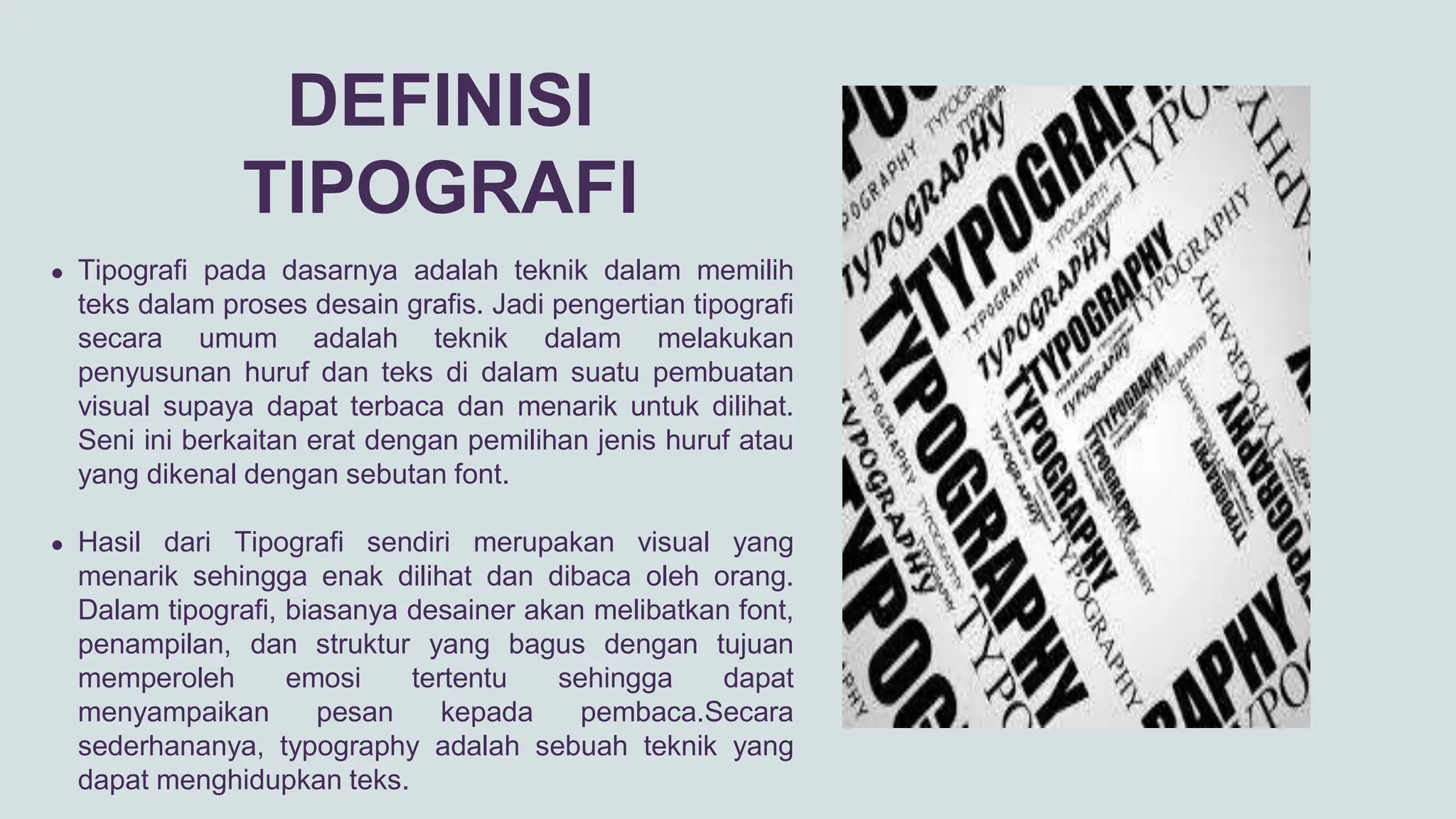 Pengenalan TIPOGRAFI Desain Grafis Percetakan | PPTX