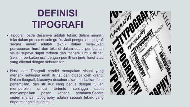 Pengenalan TIPOGRAFI Desain Grafis Percetakan | PPTX