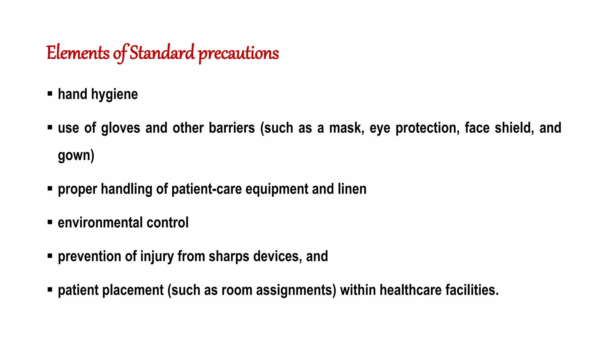 Role of Nurse Infection control | PPTX