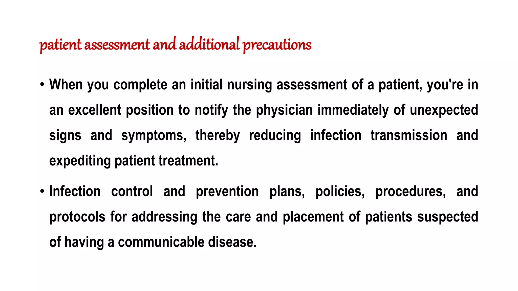 Role of Nurse Infection control | PPTX