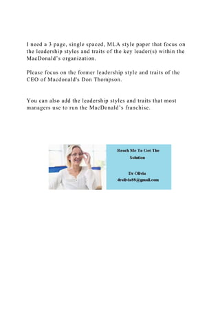 I need a 3 page, single spaced, MLA style paper that focus on the .docx