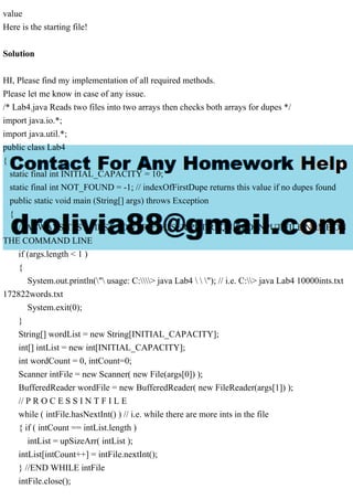 I need help with this program for java.The program you are given t.pdf | Programming Languages ...