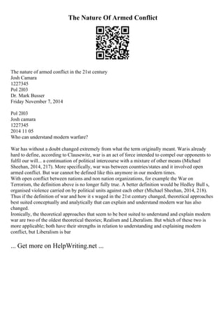 I Need Ideas For A Compare And Contrast Essay | PDF