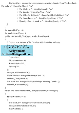 I need this code, to show ALL inventory items, then with the remove ...